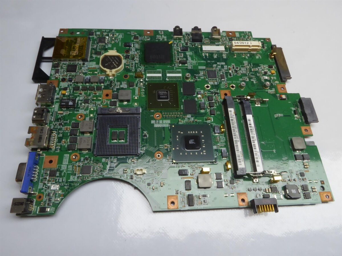 Akoya P6613 MD 97770 Mainboard Motherboard Nvidia Grafik N10M-GE1-B, 39 ...