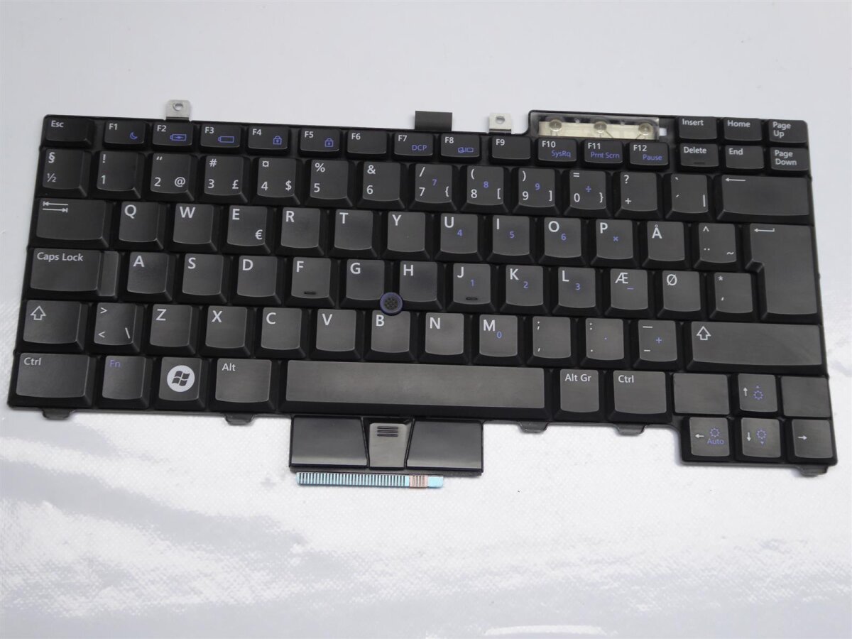 DELL Latitude E6400 Original Tastatur Keyboard dansk Layout 0FU942, 19,55